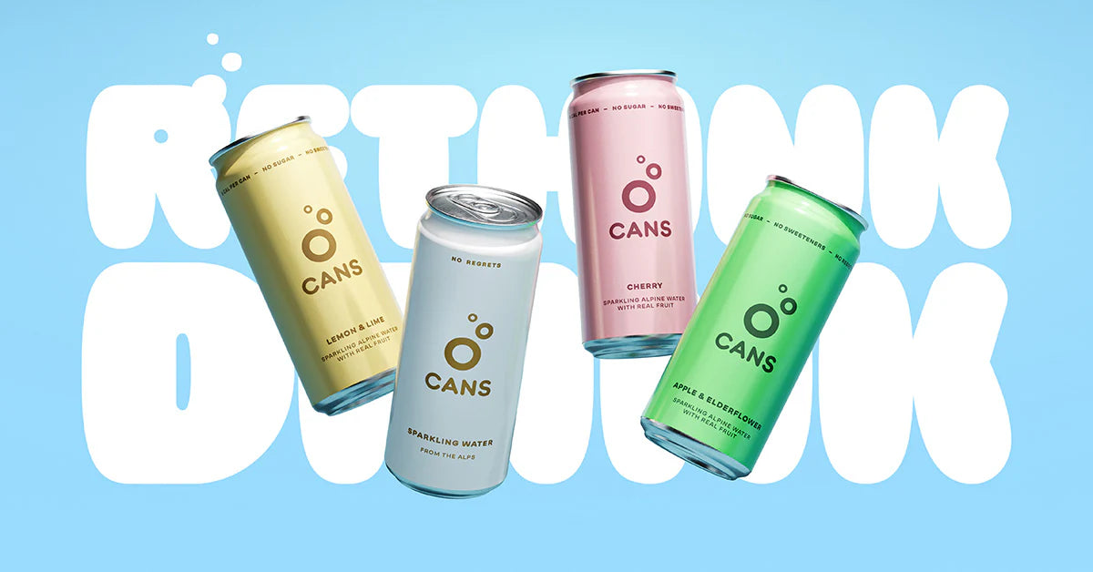 🫧 Sparkling alpine water with real fruit.